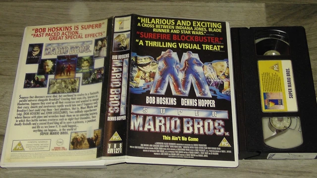 SUPER MARIO BROS VHS Video Big Box Ex Rental EIV EV £7.99 - PicClick UK