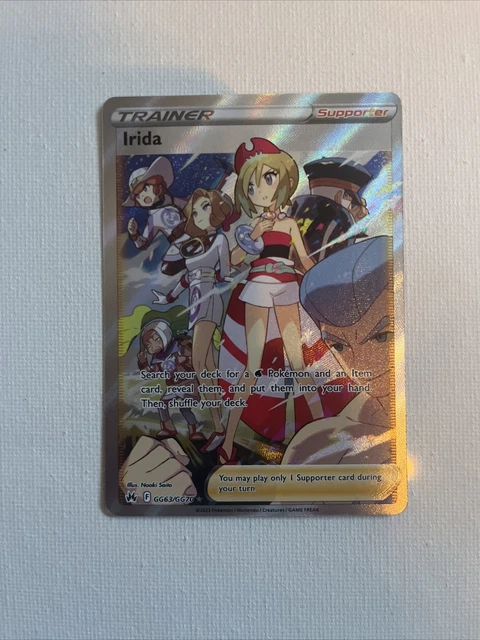 POKÉMON TCG IRIDA Crown Zenith: Galarian Gallery Gg63/Gg70 Holo Ultra ...