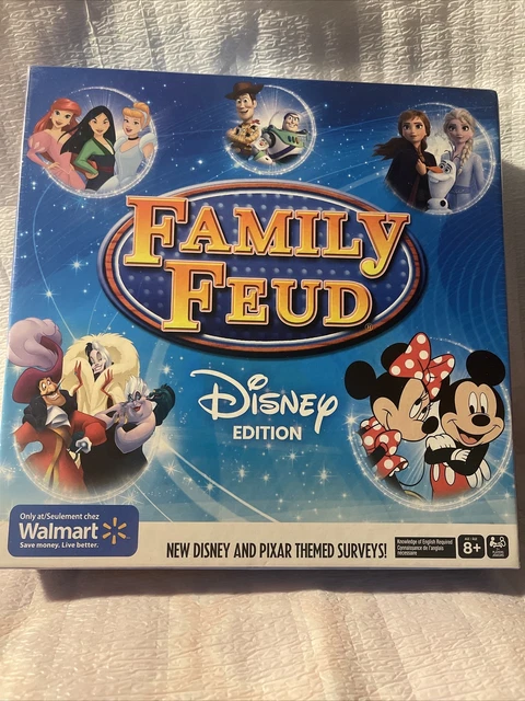 DISNEY EDITION FAMILY Feud Board Game 2021 Version. BRAND NEW FACTORY ...