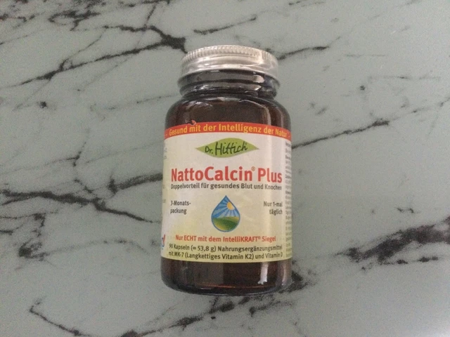 DR. HITTICH &NATTO Calcin Plus" Vitamin K und D 90 Kapseln 3 Monate MHD 04/2024 EUR 26,00 ...