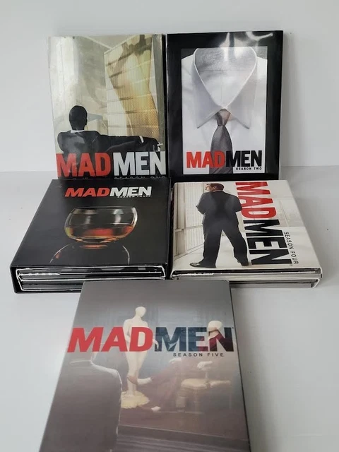 MAD MEN DVD Season 1-5 1 2 3 4 5 AMC TV Series Jon Hamm $29.71 ...