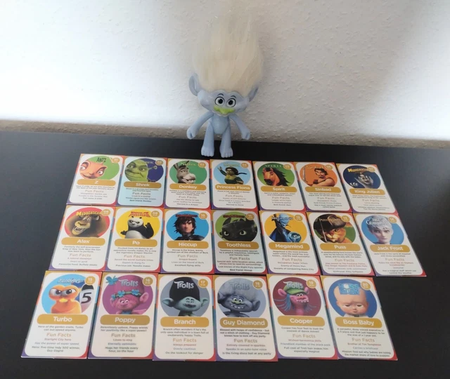 DREAMWORKS LIMITED EDITION Collectable DVD Film Cards Full Set Of 20 ...