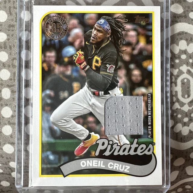 2024 TOPPS BASEBALL ONEIL CRUZ joueur porté pirates de Pittsburgh EUR 2 ...