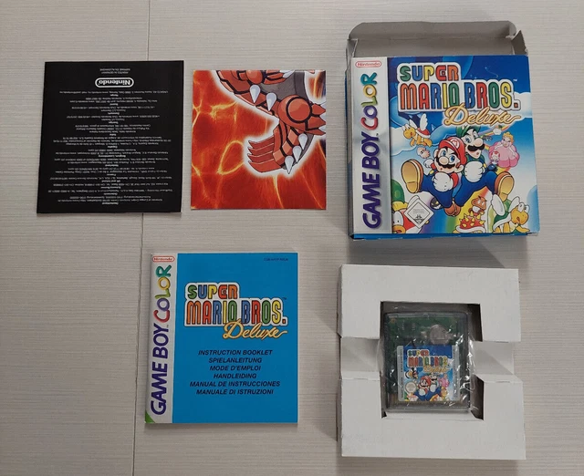 SUPER MARIO BROS Deluxe - Game Boy Color - Gbc - Nintendo - Gameboy ...