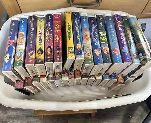 DISNEY BLACK DIAMOND And Masterpiece Collections And Others Lot VHS ...