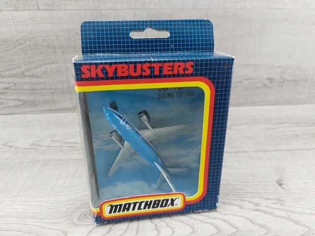 MATCHBOX SKYBUSTERS SB-40 Boeing 737-300 KLM Livery Model Aircraft 1992 £24.99 - PicClick UK