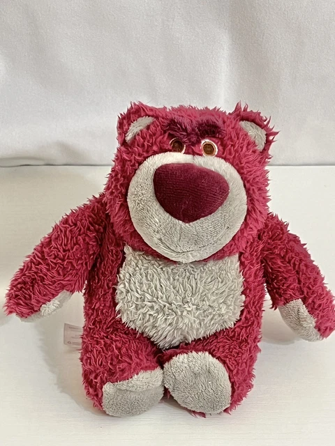 DISNEY STORE PIXAR Lotso Toy Story 3 Red Bear Plush Stuffed Animal 6 ...