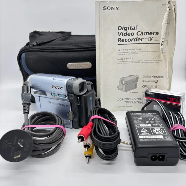SONY HANDYCAM DCR-TRV22E PAL Mini DV Camcorder Video Camera Tested ...