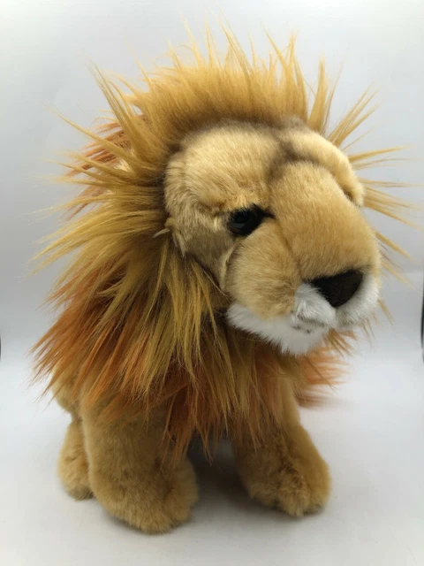 OFFICIAL BBC PLANET Earth Lion Cat Realistic Plush Kids Soft Stuffed ...