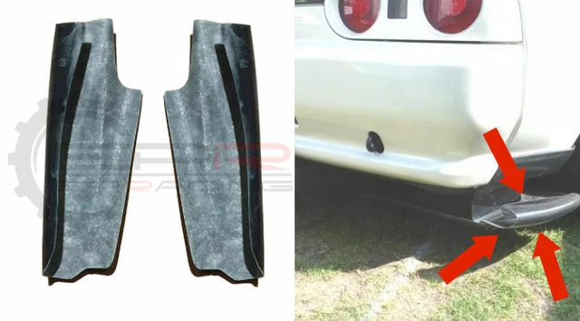 TOP SECRET STYLE Rear Diffuser Vortex Addon FRP for Nissan Skyline R32 ...