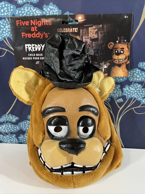 FIVE NIGHTS AT Freddy's: Freddy Child Halloween Mask 3/4 Age 6+ Rubies ...
