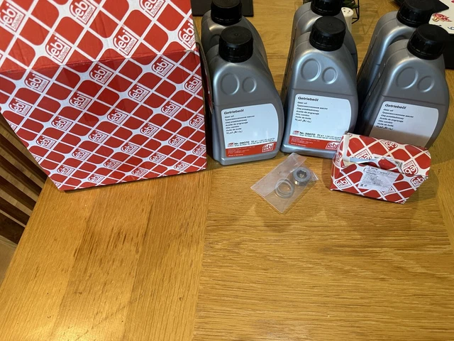 VW GOLF R DSG Oil Gearbox Filter Service Kit 6L Fit Skoda Seat A3 Febi ...