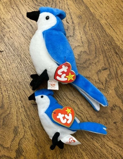 TY BEANIE BABY Rocket Blue Jay (Error name Tush Tag *Scoop*) EUR 2.500 ...