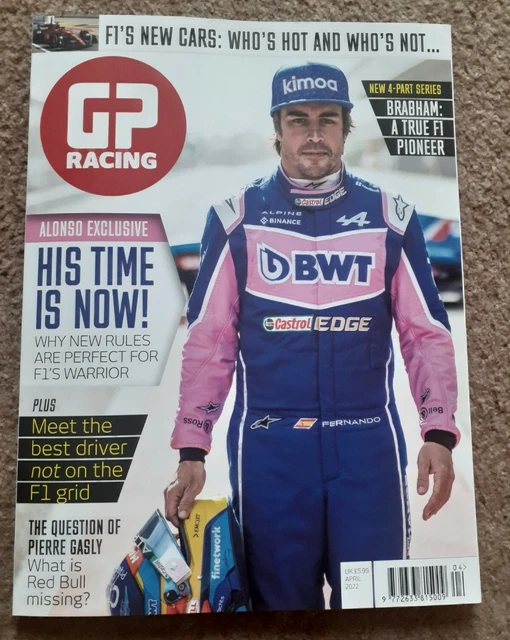 UK GP RACING Issue April 2022 Formula 1 Magazine F1 Grand Prix Racing ...