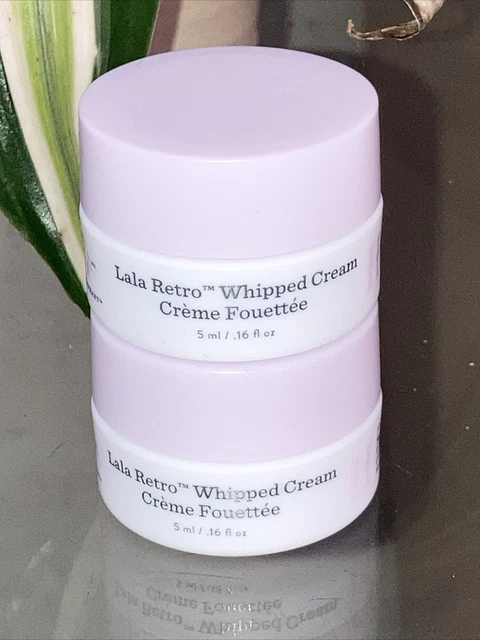 DRUNK ELEPHANT LALA Retro Whipped Cream 5ml x 2 - Travel Size Brand New ...