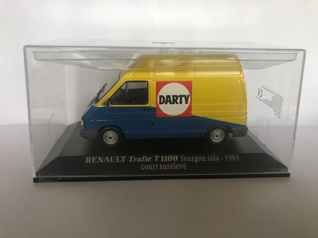 VOITURE RENAULT TRAFIC T1100 Fourgon Tole 1989 Darty 1/43 Universal ...