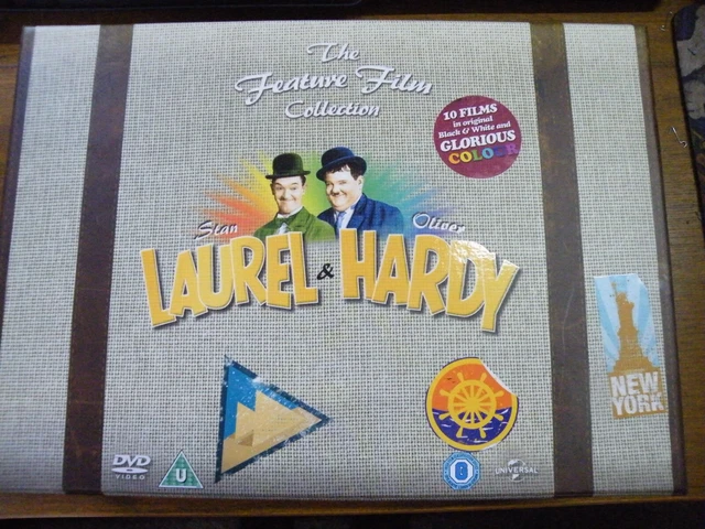LAUREL AND HARDY Dvd Box Set 10 Films All New Never Opened In Cardboard ...