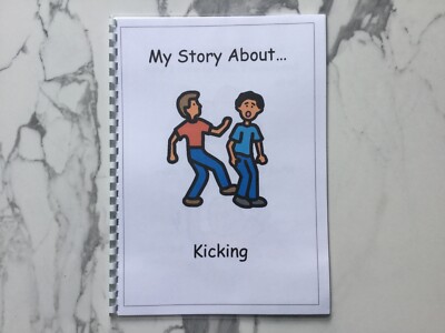 PECS/BOARDMAKER HUGGING/CUDDLING SOCIAL Story for Autism/ASD/ADHD/SEN ...