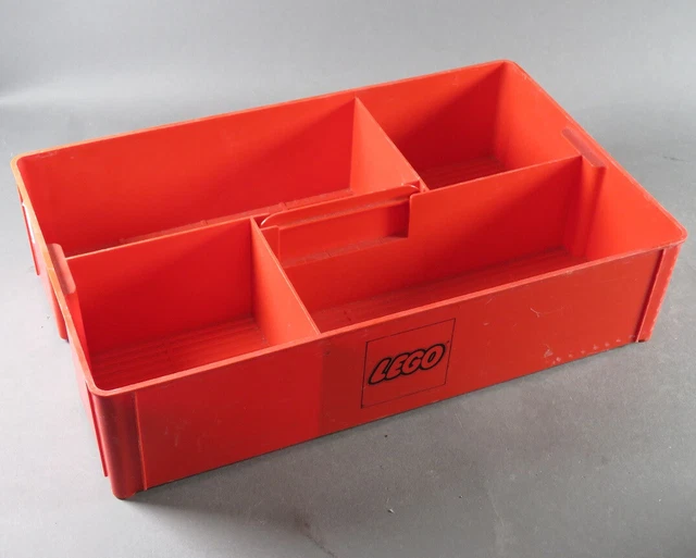 LEGO® SYSTEM SORTIERKASTEN Sortierbox Rot Box Aufbewahrung Sammelbox ...