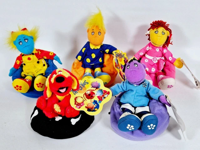 VINTAGE BBC TWEENIES Cuddly Teddy Toys Full Set Rare 4 With Tags Kids ...