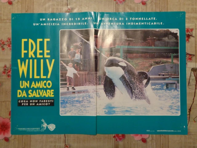FOTOBUSTA FREE WILLY (1993) J.J. RICHTER KEIKO L.PETTY tipo LOCANDINA ...