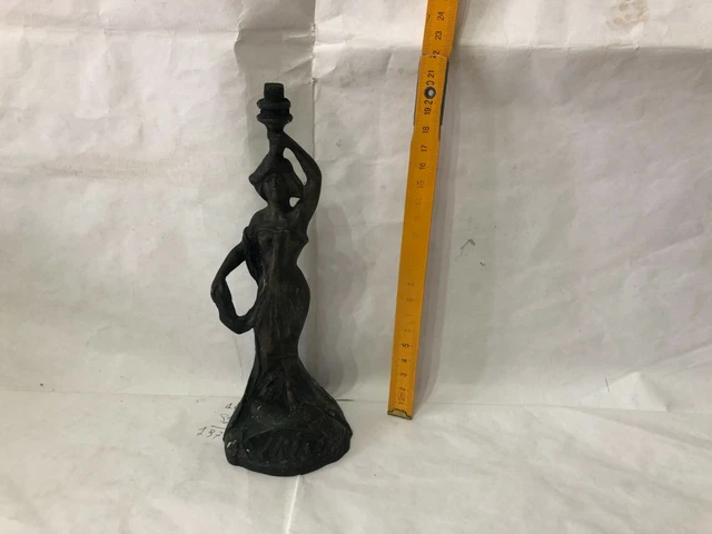 STATUA SCULTURA ART DECò DEA GRECA IRIS IN BRONZO. EUR 250,00 - PicClick IT