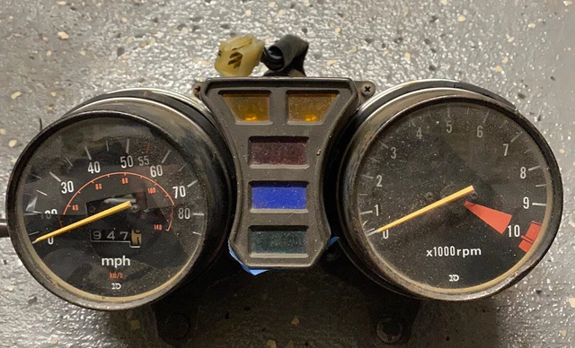 LATE 1970S - Early 1980s Honda CB750 Custom speedo tach gauge cluster ...