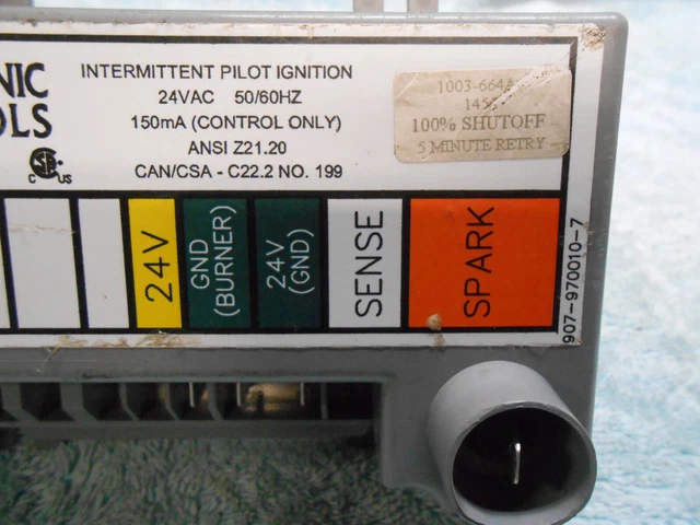 UTEC SERIES INTERMITTENT Pilot Ignition Control 5H0806890000 1003-600A ...