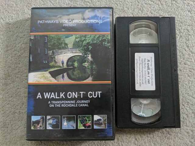 A WALK ON T' Cut - Rochdale Canal - PAL VHS Video Tape £7.99 - PicClick UK