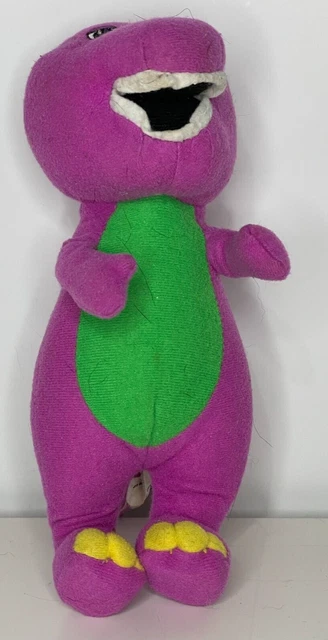 VINTAGE PURPLE BARNEY Bean Bag Dinosaur Stuffed Plush Lyon 1997 9 VINTAGE PURPLE BARNEY Bean Bag Dinosaur Stuffed Plush Lyon 1997 9