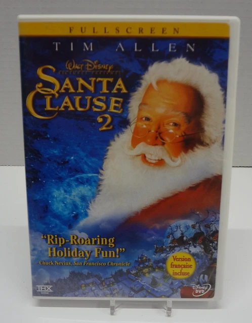 THE SANTA CLAUSE 2 DVD Christmas Walt Disney Tim Allen Holiday Movie $6 ...