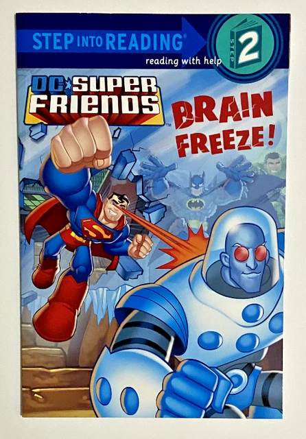 DC SUPER FRIENDS Step Into Reading BRAIN FREEZE ! Livre Superman Batman ...