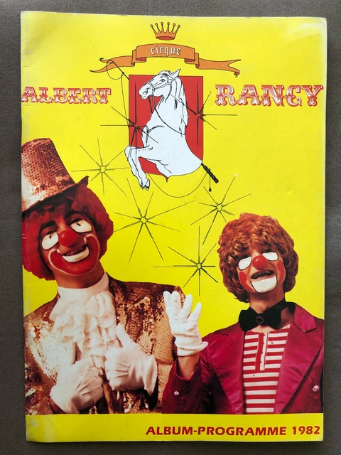 CIRQUE : ANCIEN programme du cirque Rancy 1982 EUR 14,90 - PicClick FR