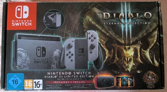 CONSOLE NINTENDO SWITCH Limited Edition Diablo III - Usato Confezione ...
