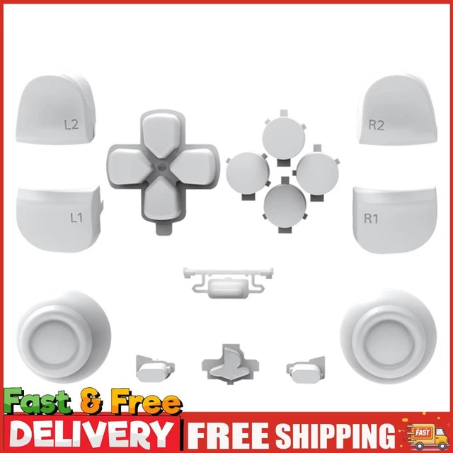 R1 R2 L1 L2 Triggers Share Options Face Button Thumbsticks Set for PS 5 ...
