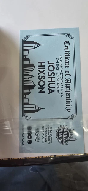 JOSHUA HIXSON SIGNED Absolute Batman Ark M Special #1 A Cover Autograph ...