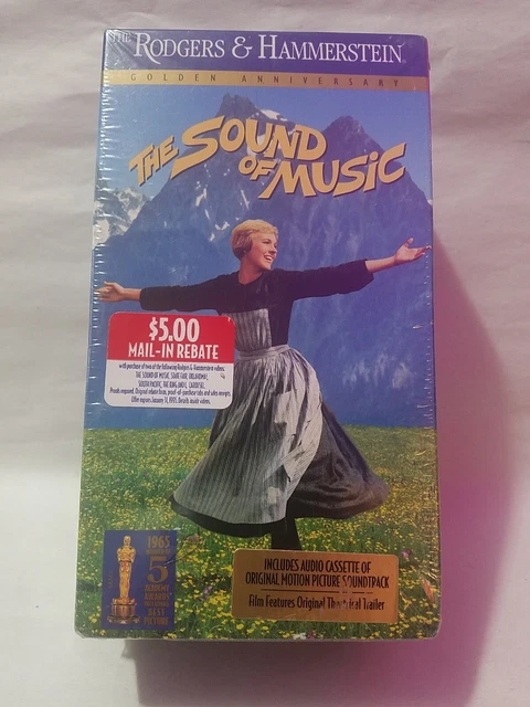 SOUND OF MUSIC VHS and cassette. Golden Anniversary. Sealed with ...