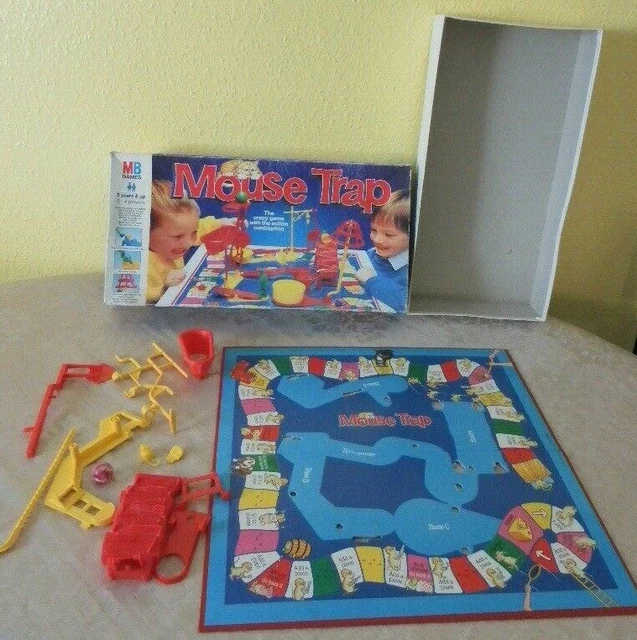VINTAGE MB GAMES Mouse Trap board game 1996 selling as spares £6.52 ...