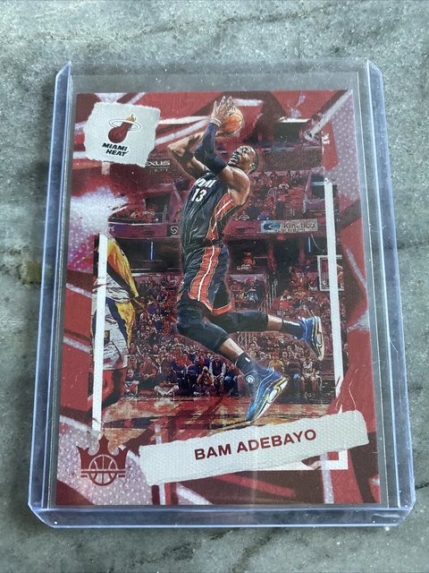 2022-23 PANINI COURT Kings Bam Adebayo Rosso Parallelo/149 N. 63 Miami Heat EUR 11,22 - PicClick IT
