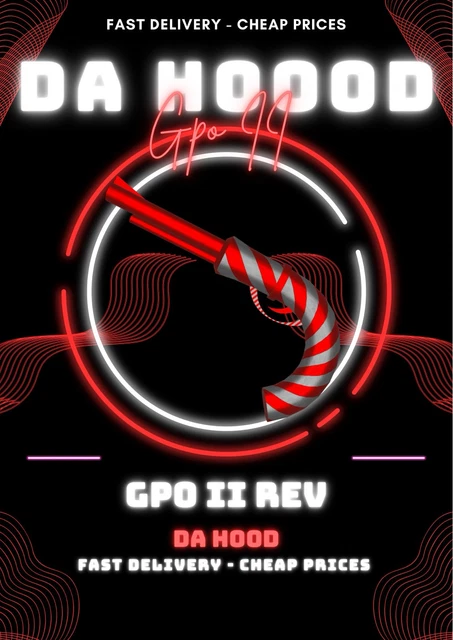 GPO II REVOLVER da hood skin (NEW PACK - FAST DELIVERY) £7.99 - PicClick UK