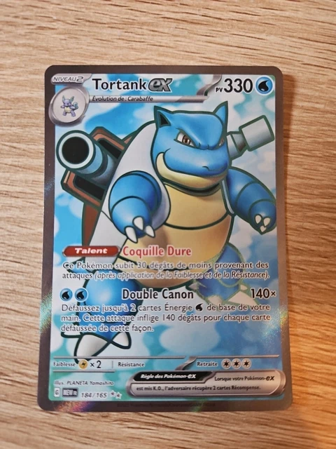 CARTE POKÉMON 151 Tortank Ex Full Art 184/165 EUR 42,50 - PicClick FR