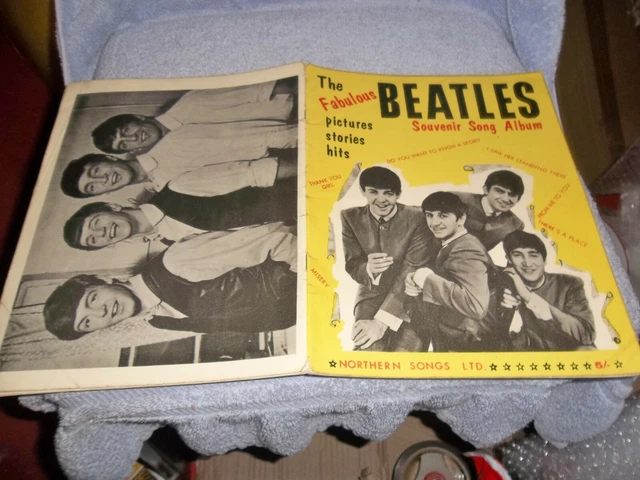THE BEATLES OFFICIAL 1963 First Ever Sheet Music Song Book Lyrics ...