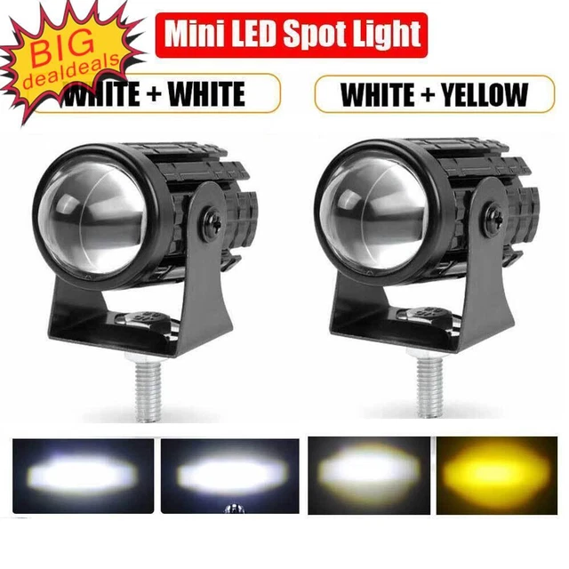 Led Mini Motorcycle Headlight Spot Light Car Fog Driving Lamp Utv Atv