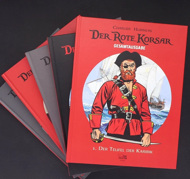DER ROTE KORSAR GESAMTAUSGABE 1-13 HC Piraten Comic Album Ehapa Verlag ...