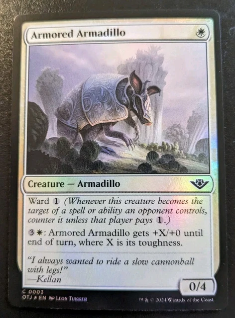 ARMADILLO CORAZZATO 0003 OTJ Foil Common Outlaws Of Thunder Junction MTG EUR 1,57 - PicClick IT