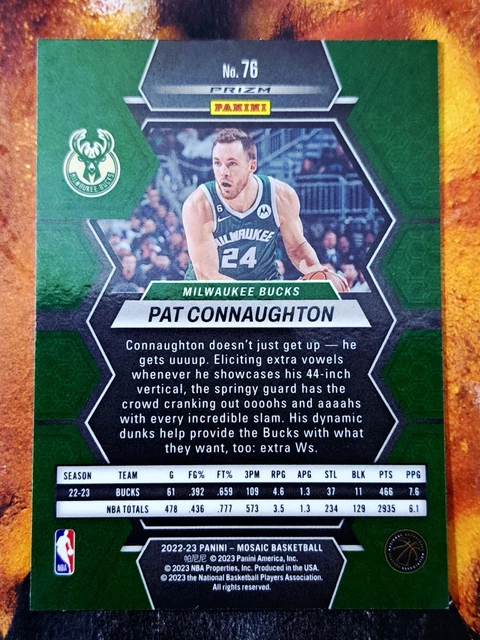 2022-2023 MOSAIC FAST Break Pat Connaughton Disco #76 $1.85 - PicClick AU