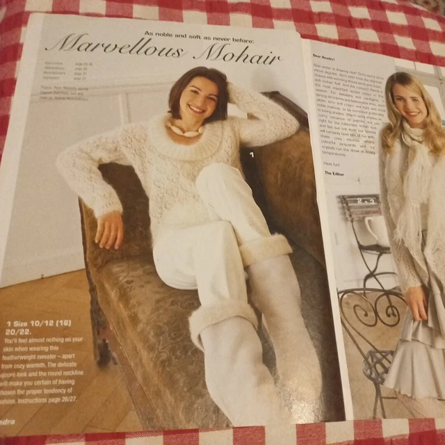 😇 SANDRA KNITTING Pattern Book Magazine No 11 November 2006 35 Designs ...