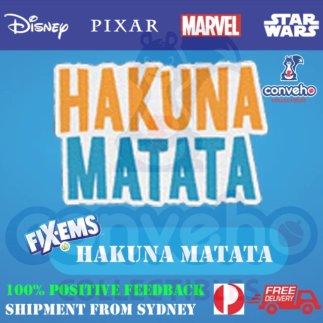 WOOLWORTHS HAKUNA MATATA Lion Ki Fix-Em Fix-Ems FixEm Woolies Sticker ...