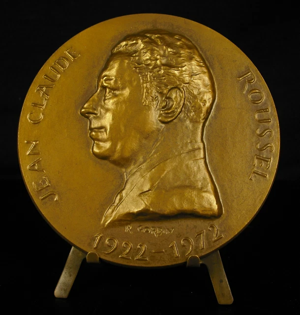 MÉDAILLE JEAN-CLAUDE ROUSSEL Pharmacie pharmacy pharmceutique 285 g 86 ...