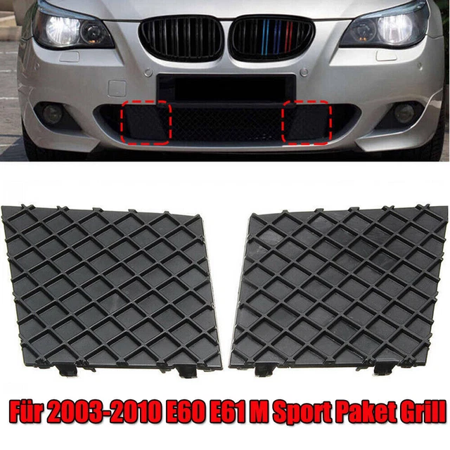 2X FÜR BMW E60 E61 M Paket Mesh Gitter Grill Blende Vorne ...